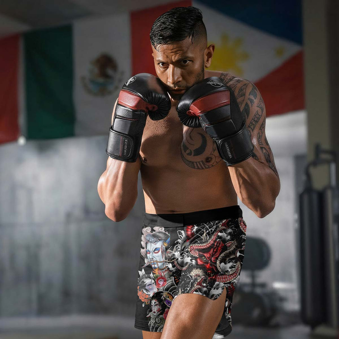 Abyssal Oni Fight Shorts – Versatile Training & MMA Fight Shorts