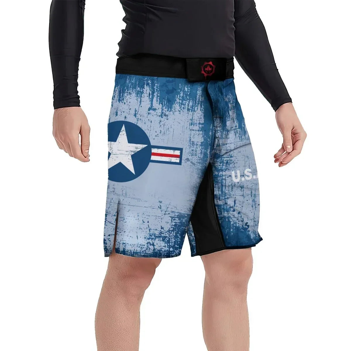 Air Force Veteran Fight Shorts | America Compression Shorts