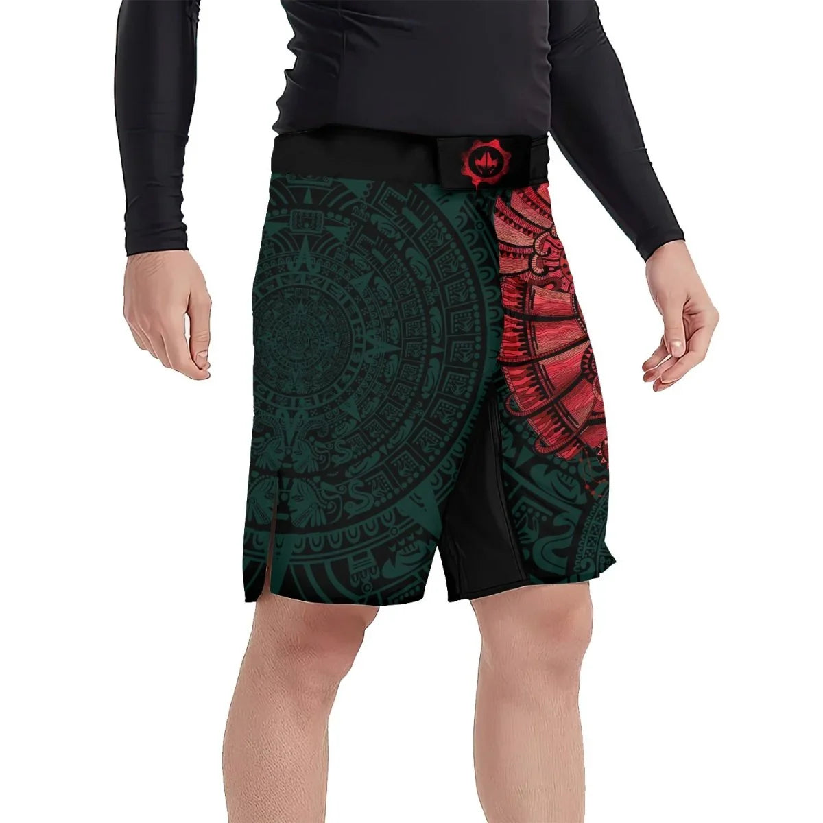 Aztec Heritage Fight Shorts | Maya Compression Shorts