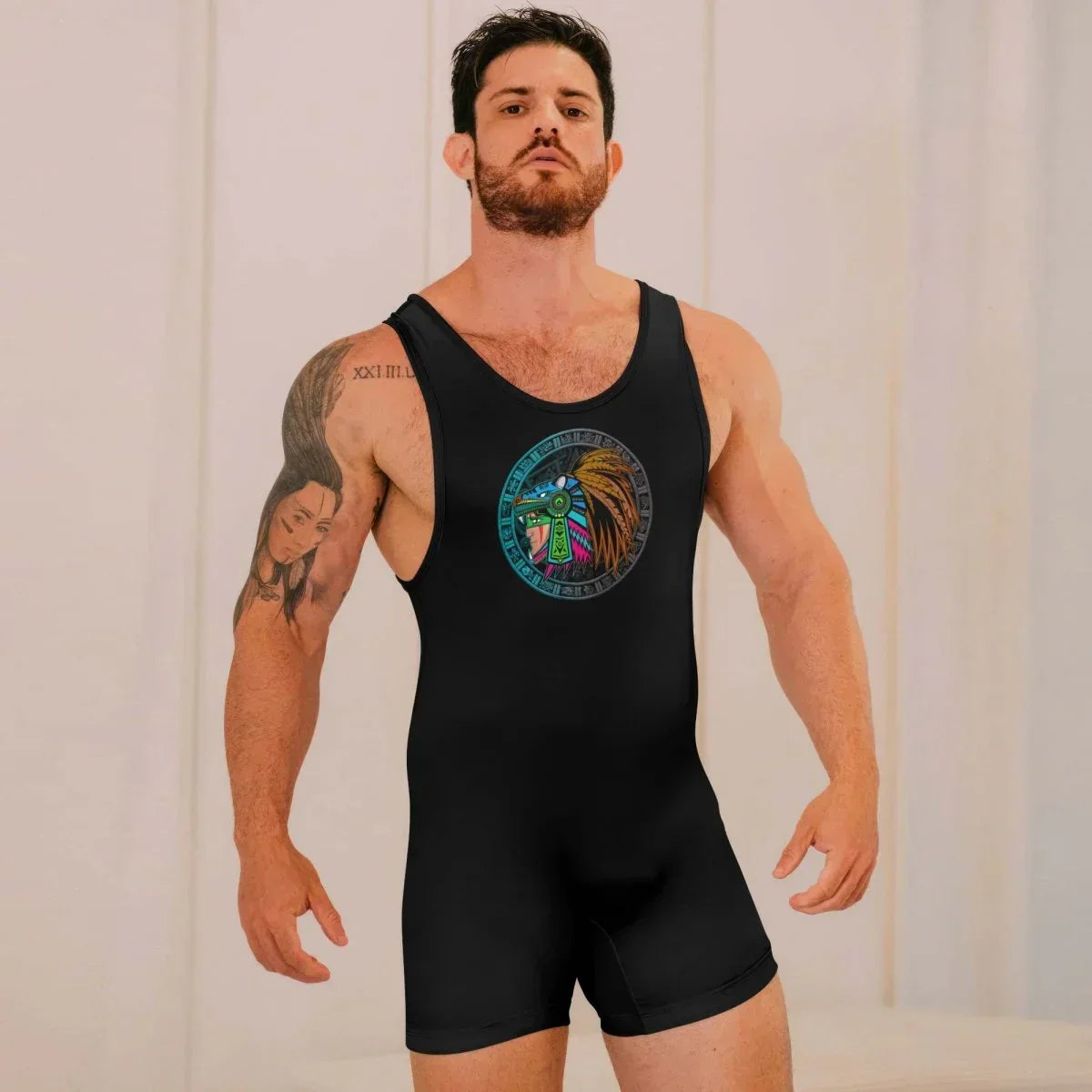 Aztec Jaguar Warrior Wrestling Singlets | Top Wrestling Gear