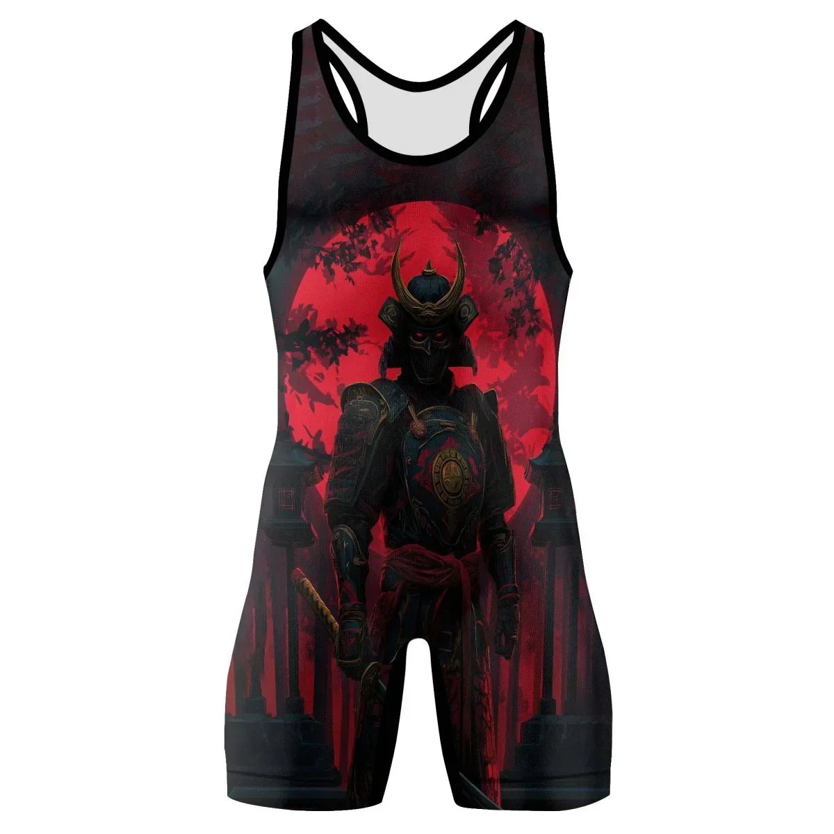 Blood Moon Samurai Wrestling Singlets