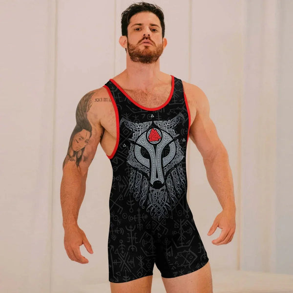 Cool Wolf Vegvisir Wrestling Singlets – Mythic Athletic Apparel