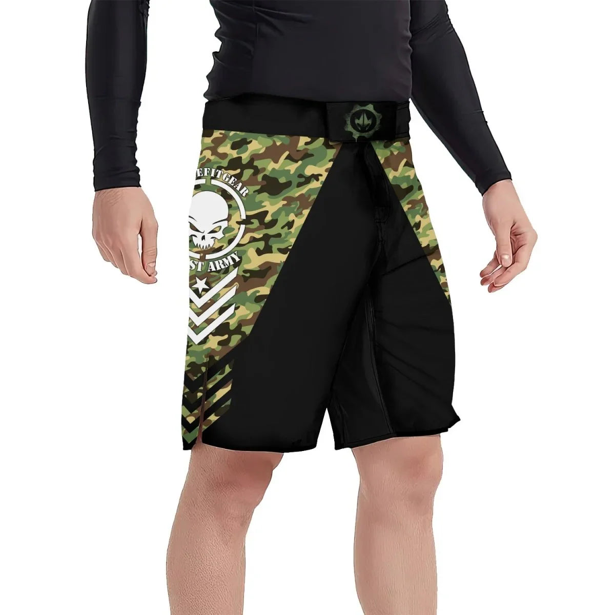 Ghost Army Fight Shorts | Veteran Compression Shorts | Board Shorts