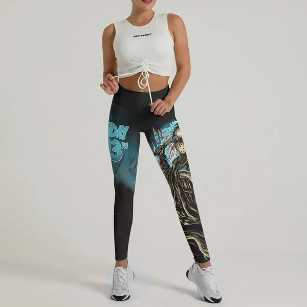 Grim Reaper Jason Voorhees Leggings - Stylish Comfort