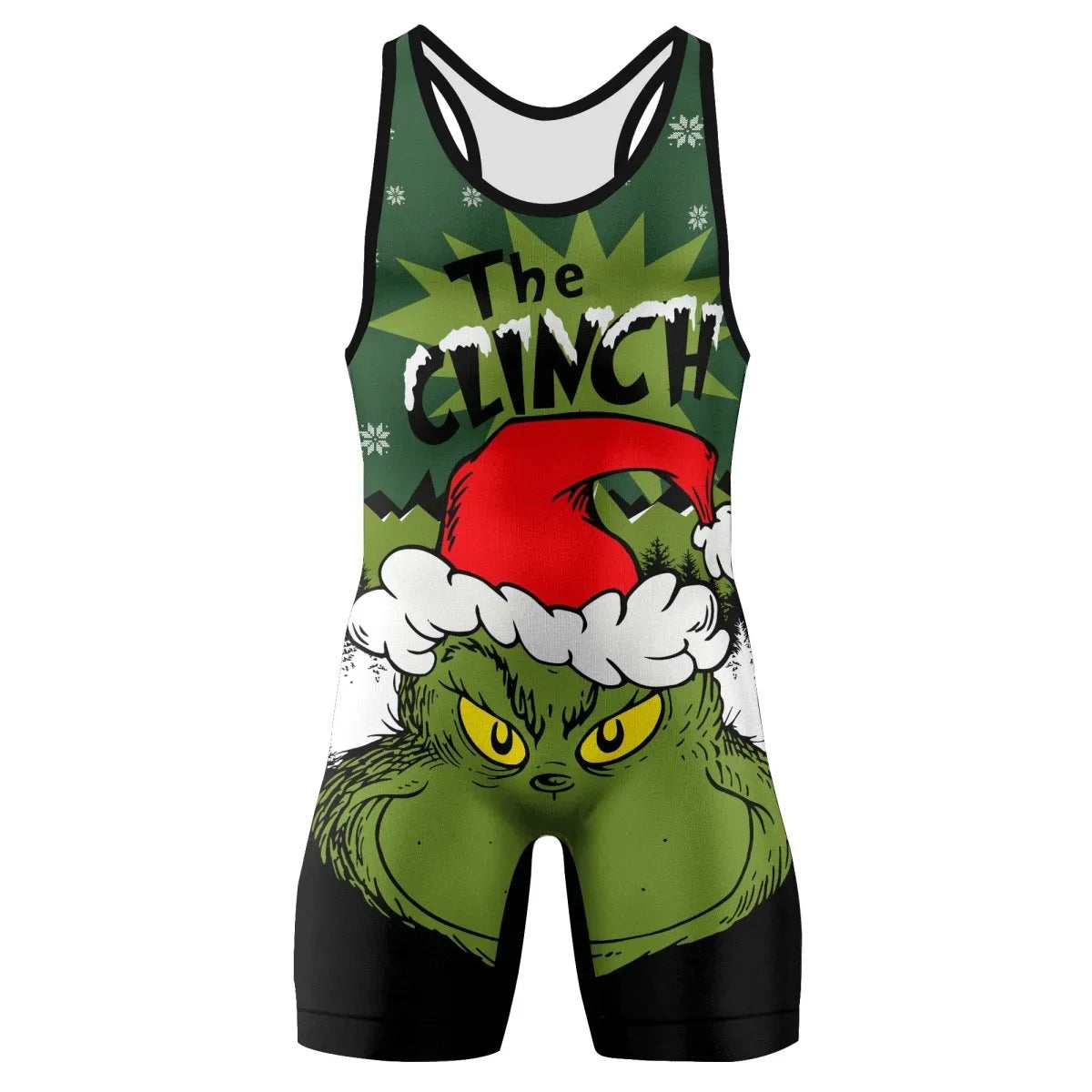 Clinch Santa Clause Wrestling Singlets | Top Wrestling Gear