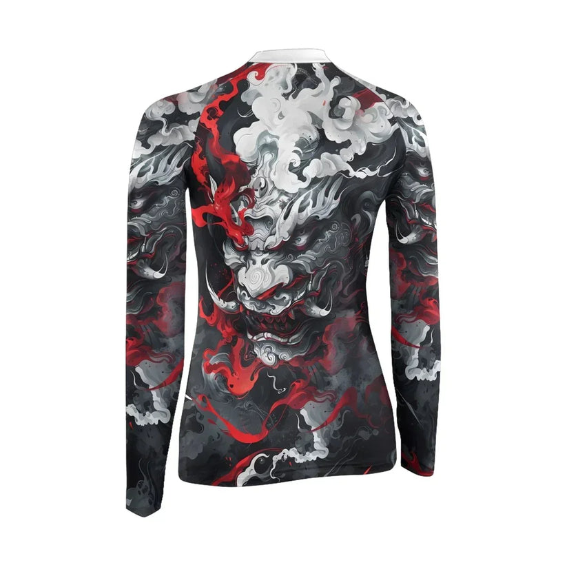Hellstorm Demon Women's Long Sleeve Rash Guard