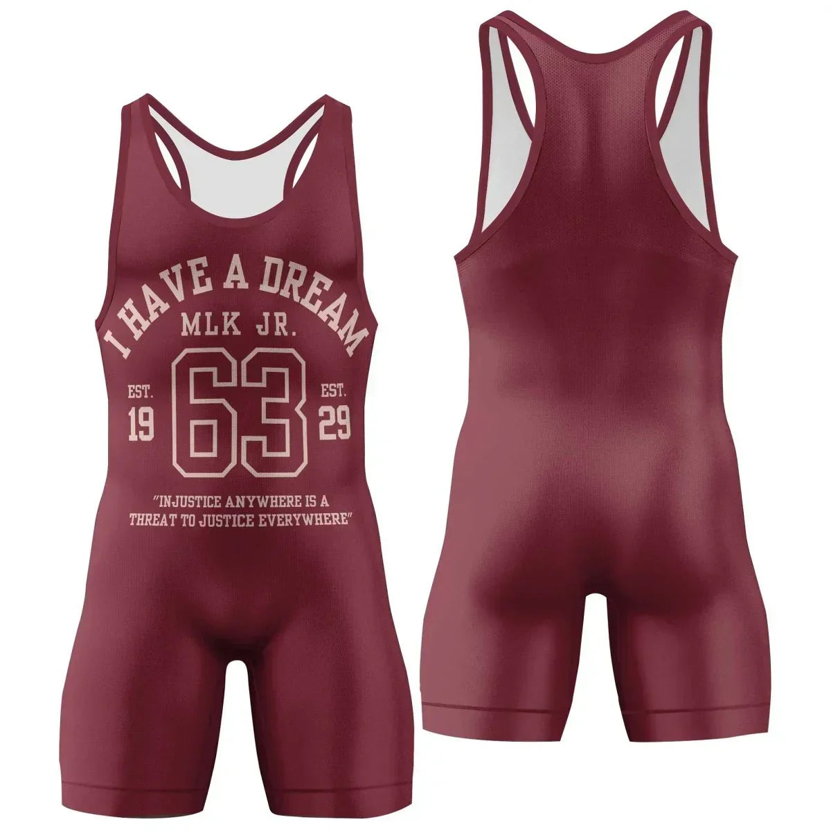 I Have A Dream Wrestling Singlets | Dynamic Athletic Wear