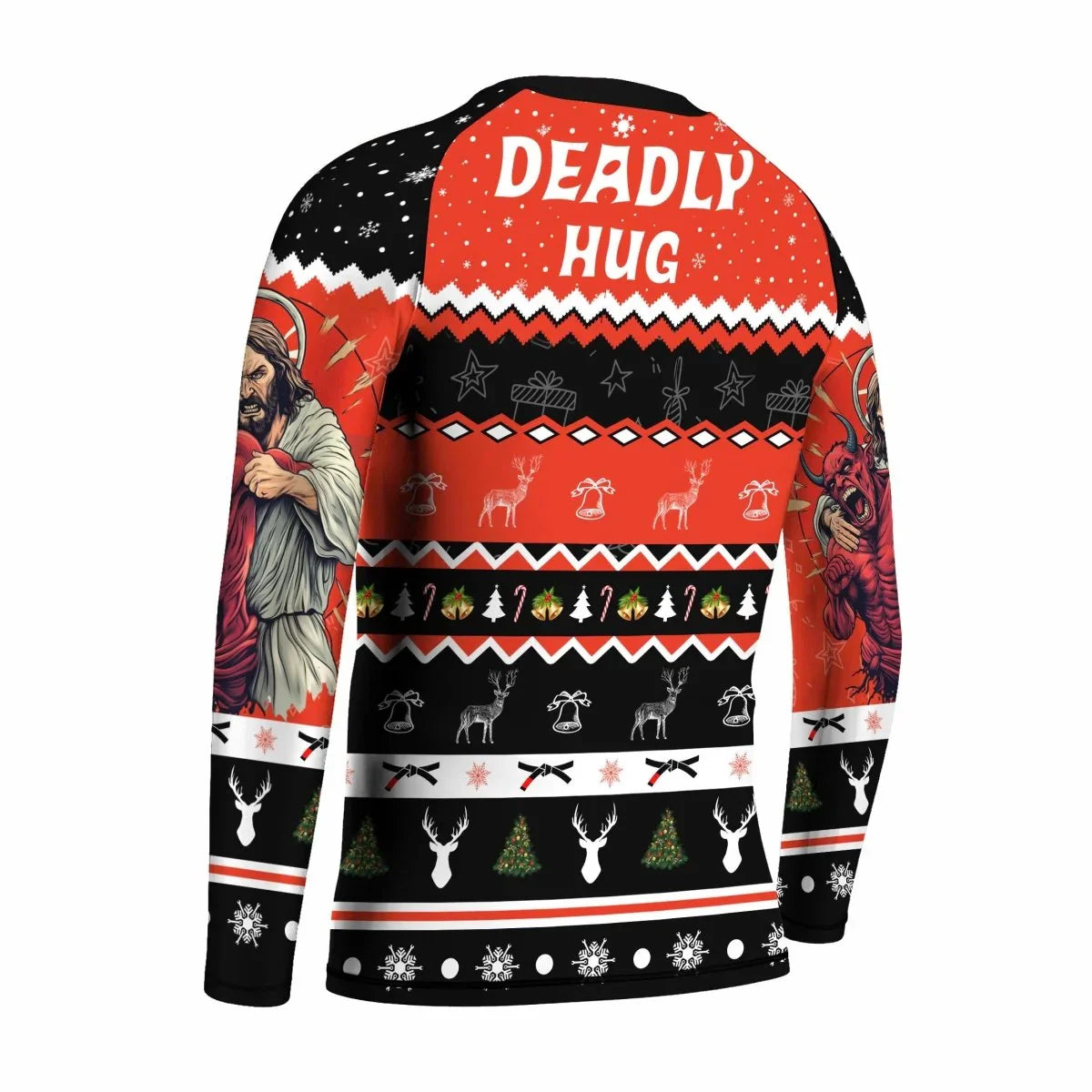 Jesus Deadly Hug Kids Rash Guard | Athletic Wear