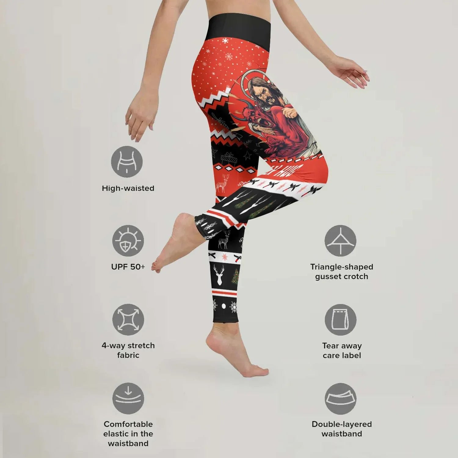 Jesus Deadly Hug Leggings - Comfortable & Stylish Leggings