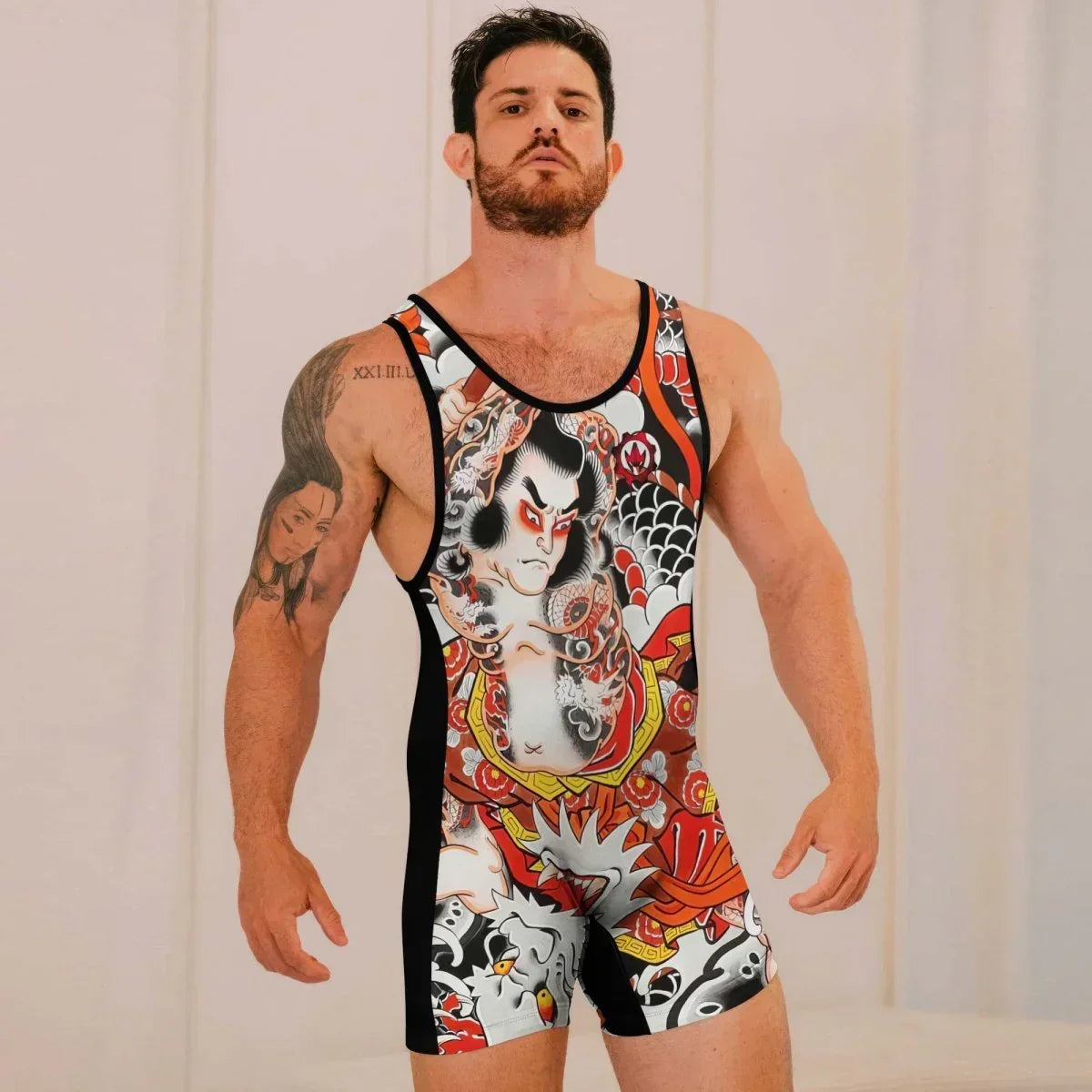 Kumonryu Shishin VS Tamatori Hime Wrestling Singlets