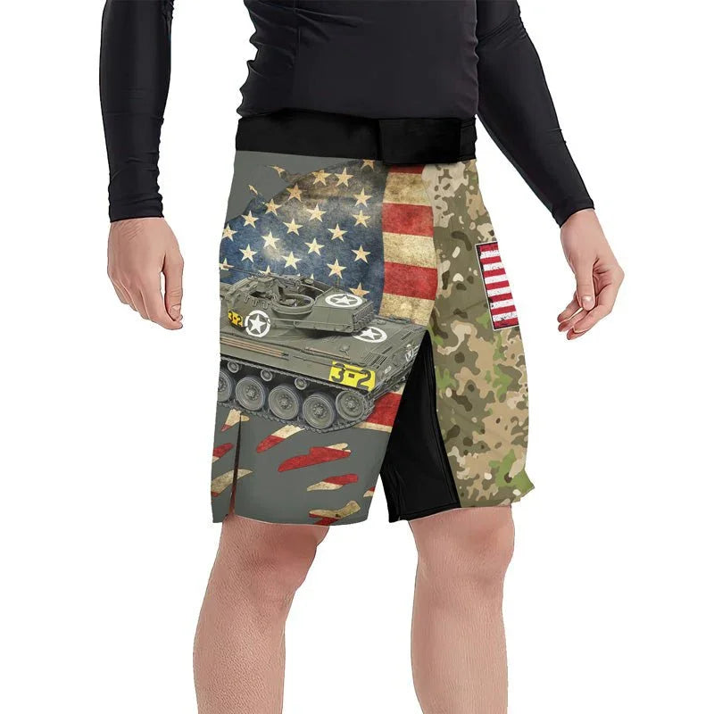 M18 Hellcat Tank Fight Shorts | Veteran Compression Shorts