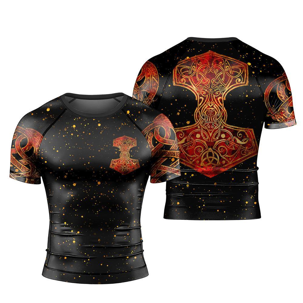 Godly Hammer Short Sleeve Rash Guard - Flexible & Durable