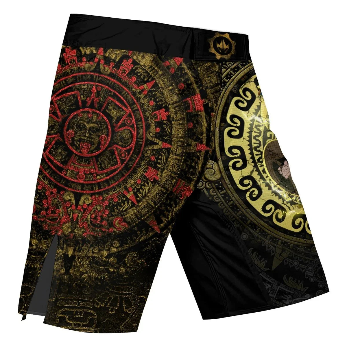 Mighty Aztec Warrior Fight Shorts | Maya Compression Shorts