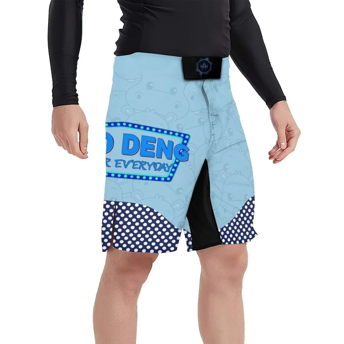 Moo Deng Hippo Choke Fight Shorts | Moo Deng Compression Shorts