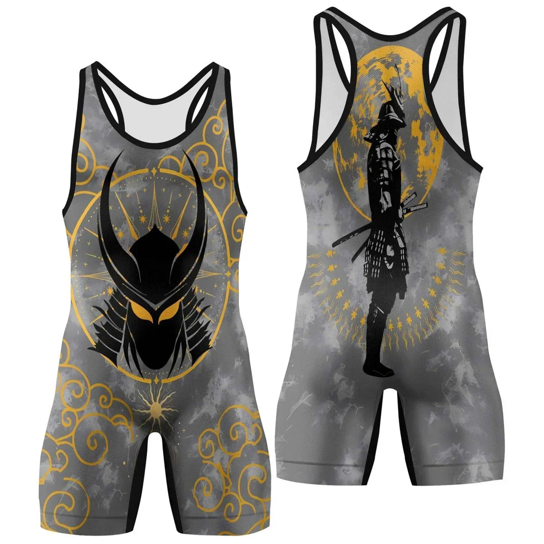 Moonlight Samurai Wrestling Singlets | Myth-Inspired Athletic Wear