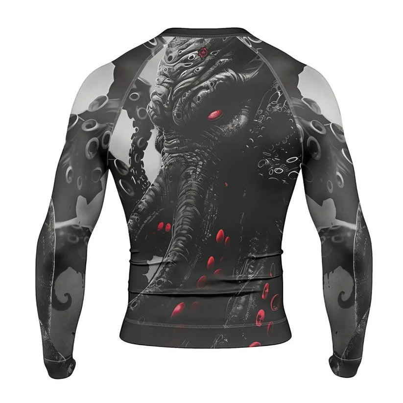 Darkness Cthulhu Men's Long Sleeve Rash Guard | Octopus Fightwear
