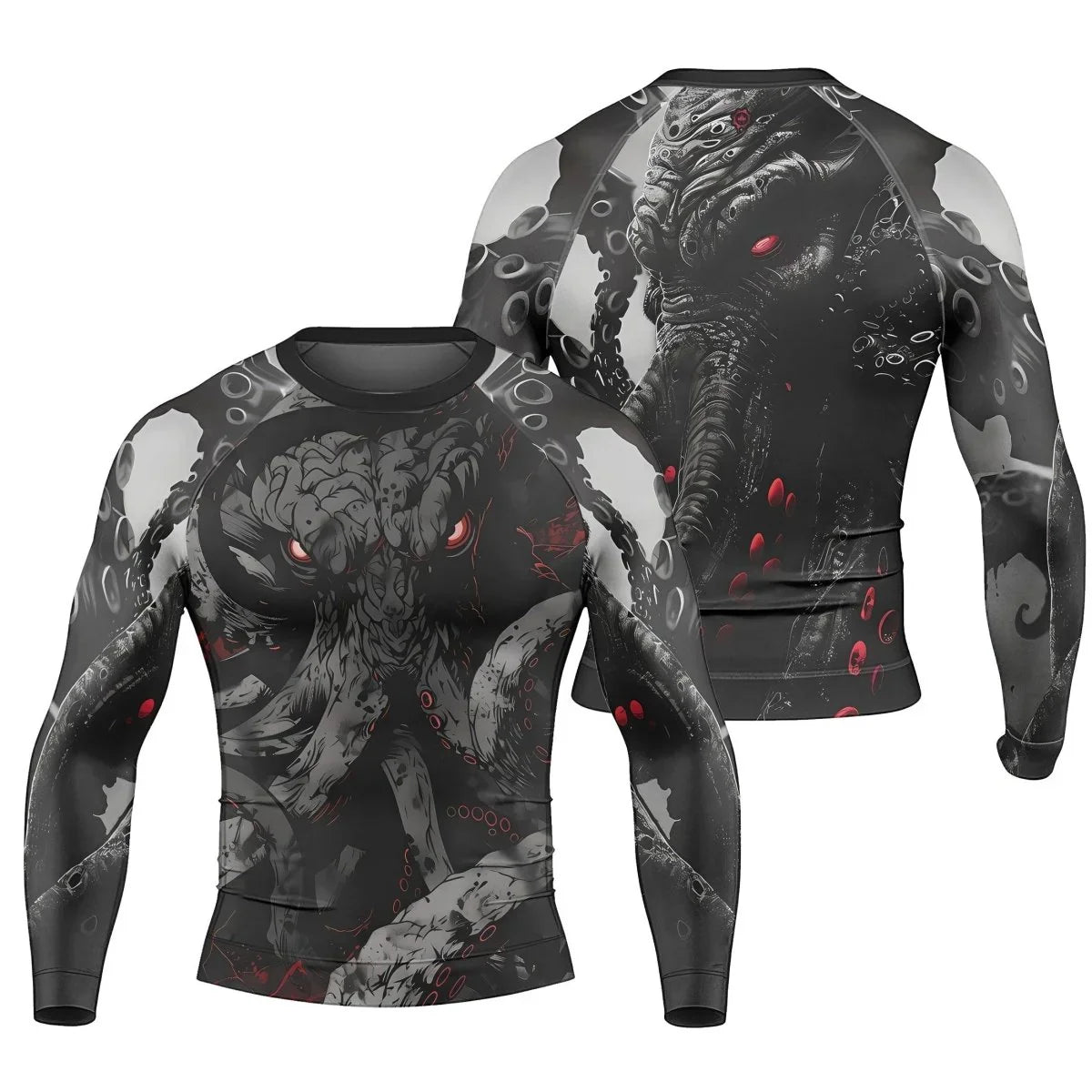 Darkness Cthulhu Men's Long Sleeve Rash Guard | Octopus Fightwear