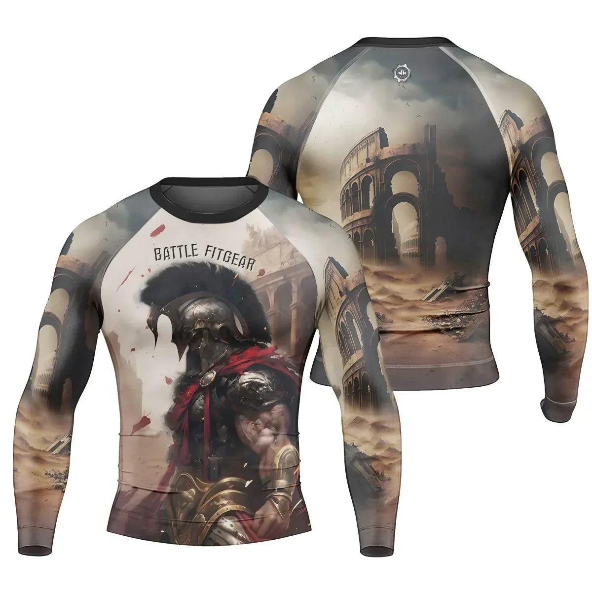 Gladiator Men's Long Sleeve Rash Guard | Gladiator Workout Shirt