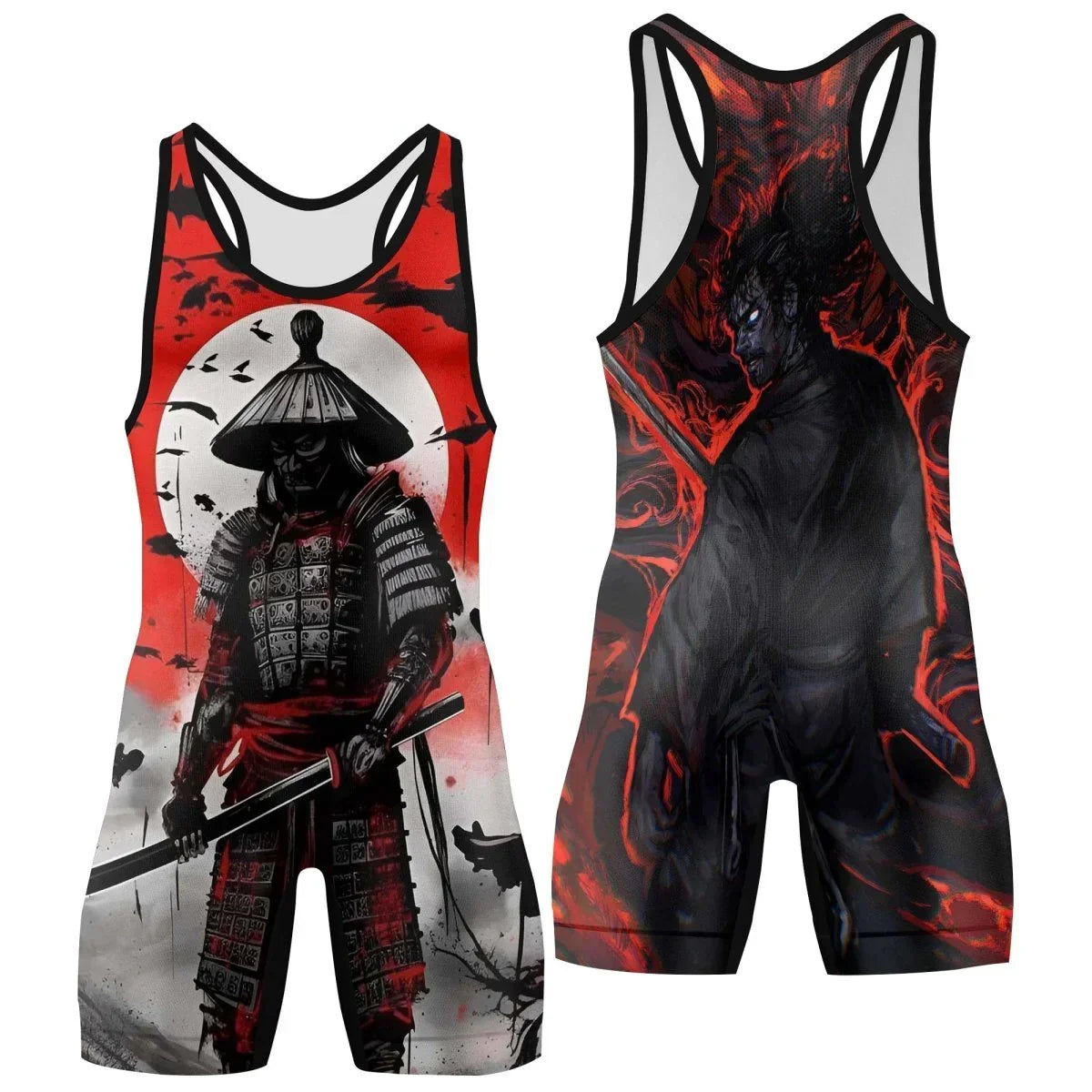 Samurai Musashi Wrestling Singlets - Dynamic Athletic Wear