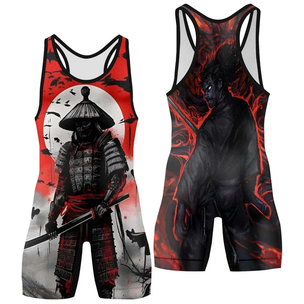 Samurai Musashi Wrestling Singlets – Mythic Design for Athletes