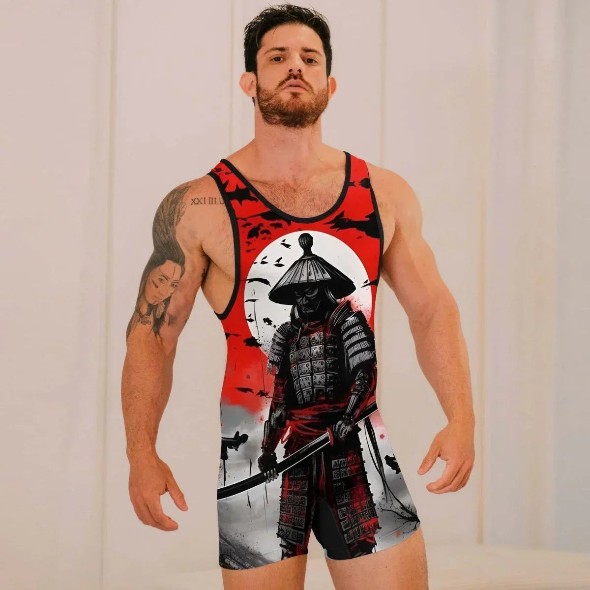 Samurai Musashi Wrestling Singlets - Dynamic Athletic Wear