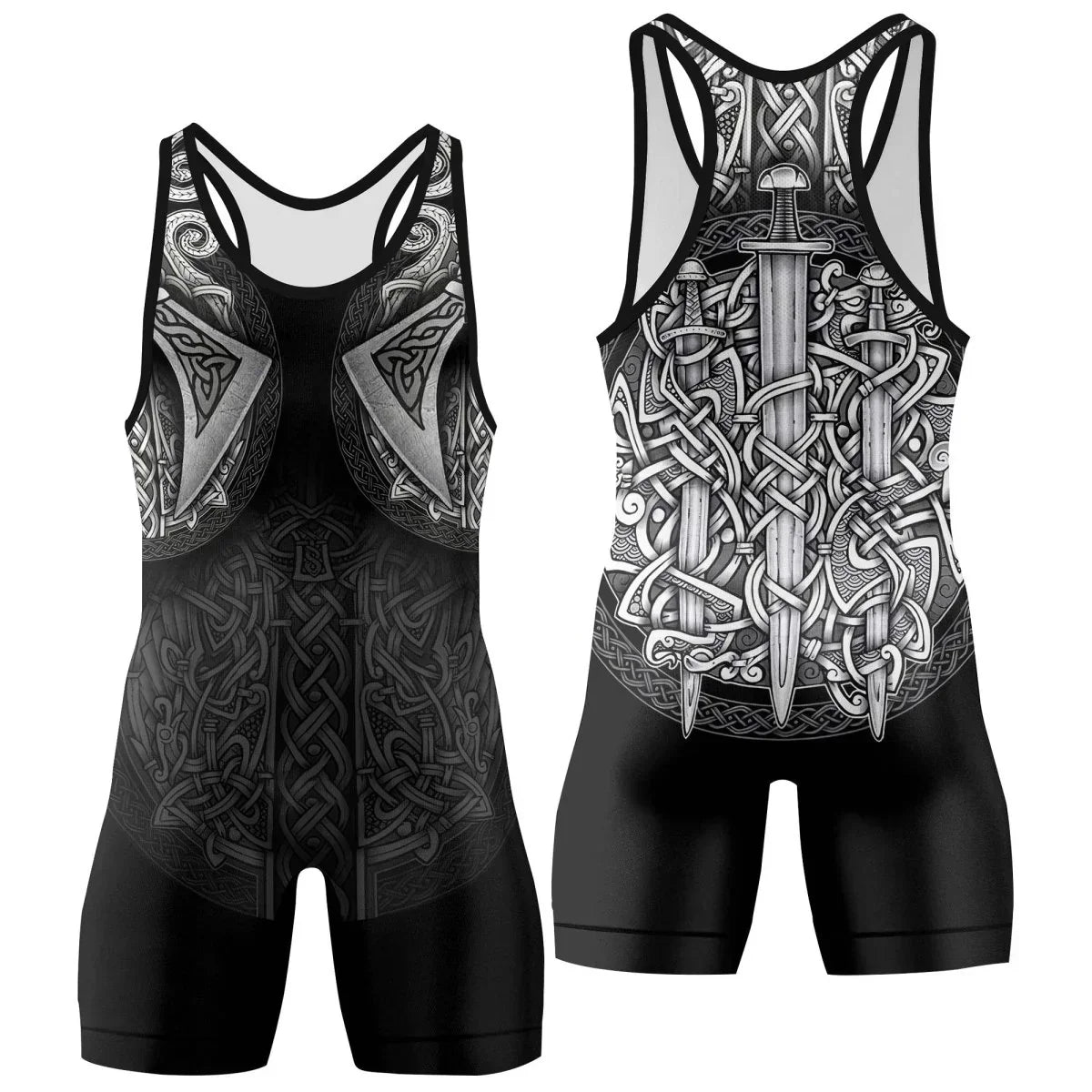 Sword & Shield Viking Wrestling Singlets | Wrestling Singlets