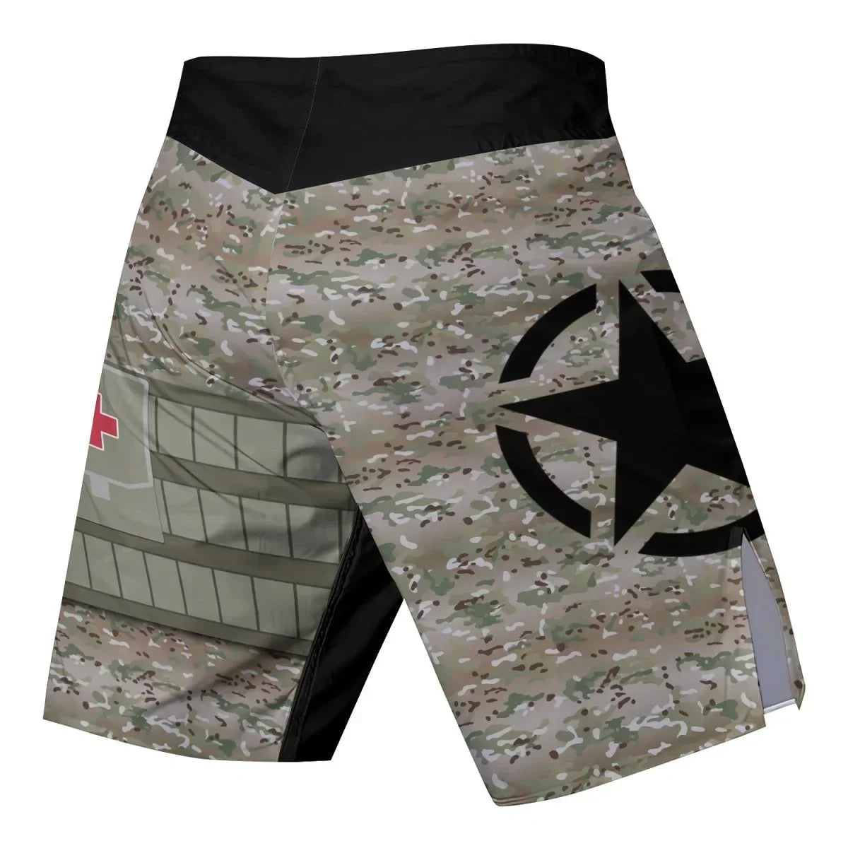 USA Army Veteran Military Fight Shorts | Veteran Compression Shorts