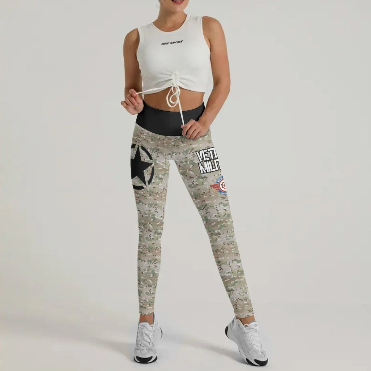 USA Army Veteran Military Leggings | America Stirrup Pants