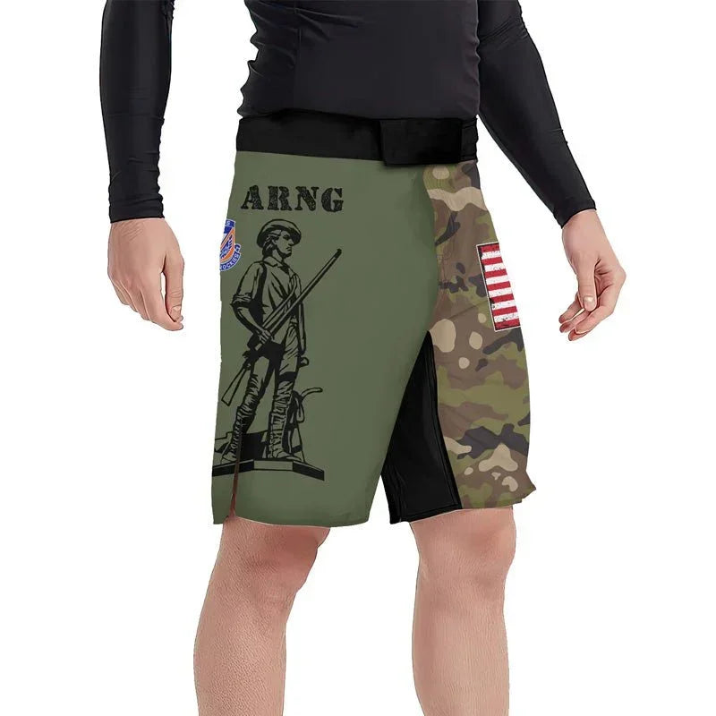 Utah ARNG Fight Shorts | Veteran Compression Shorts