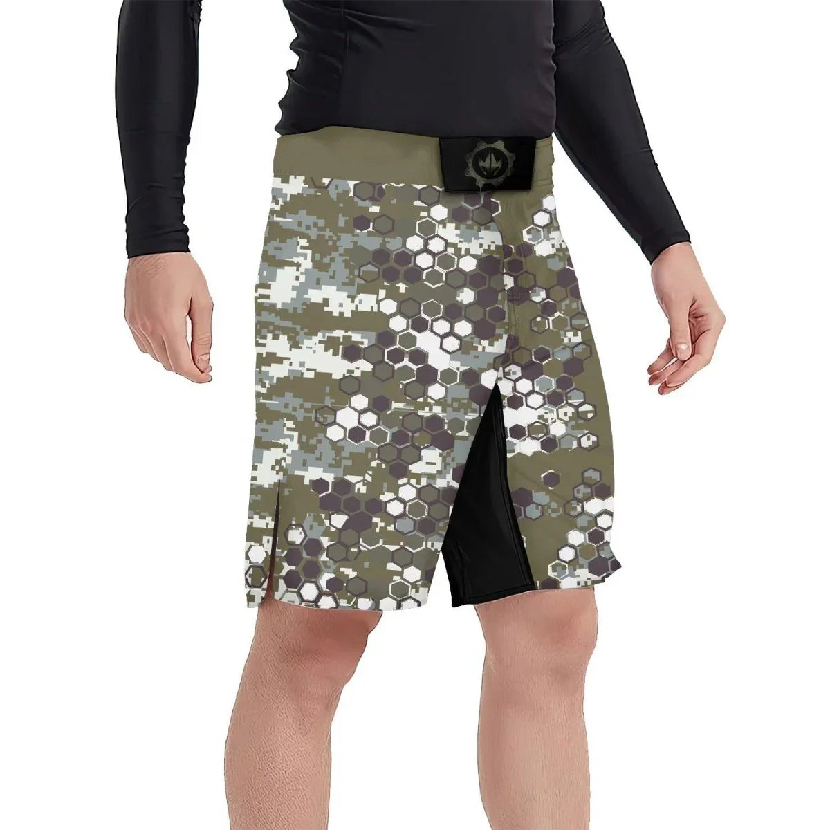 Veteran Army Camo Fight Shorts | Army Camo Fight Compression Shorts