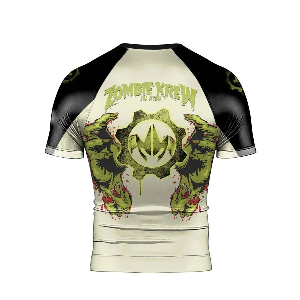 Zombie Knew Jiu Jitsu Men's Short Sleeve Rash Guard | Fightwear